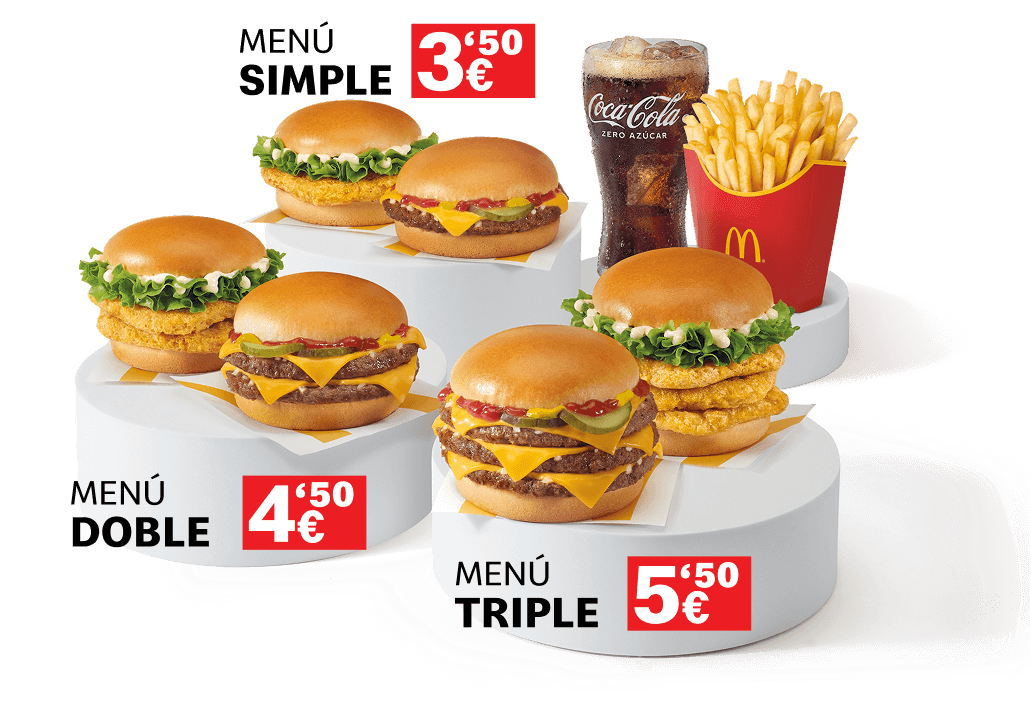 McDonald's - Menú4You desde 3,50€